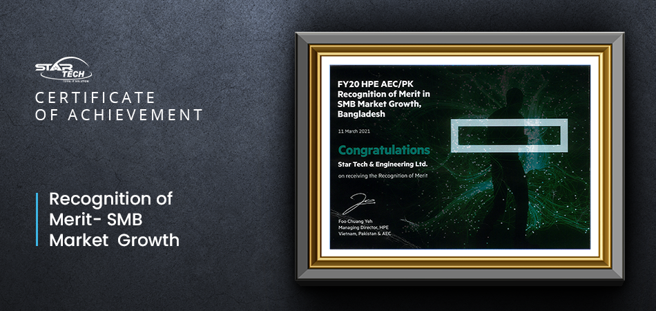Recognition of Merit in SMB MarketÂ Growth.